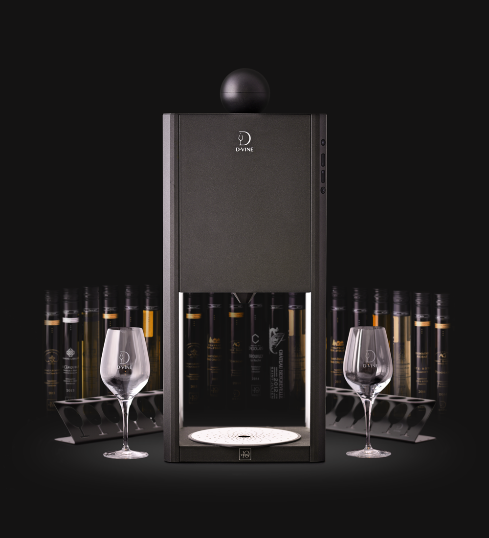 Dégustez votre vin avec la machine D-vine - Restaurant Boeuf And Cow